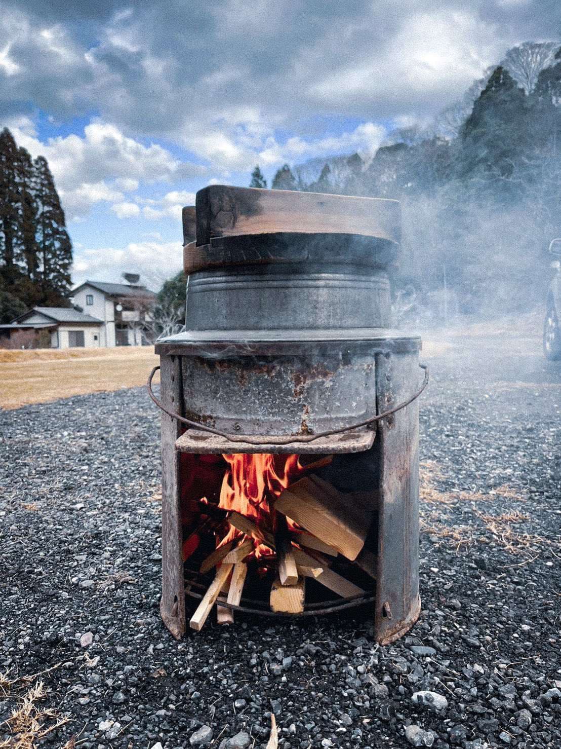 穴場|千葉】山奥にある棚田の段差を活用した Bonfire base フリーサイト】-キャンプ予約は【ExCAMP】