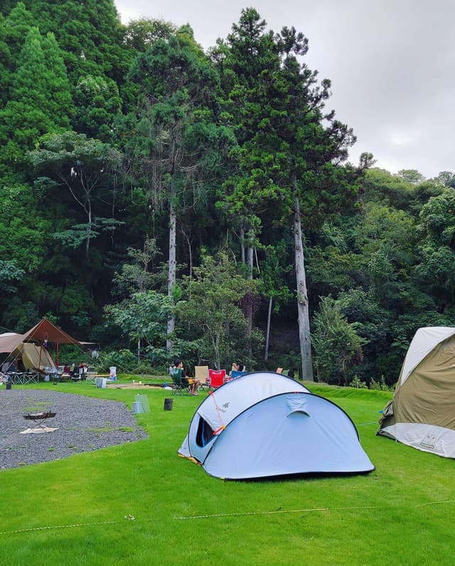 穴場|千葉】山奥にある棚田の段差を活用した Bonfire base フリーサイト】-キャンプ予約は【ExCAMP】