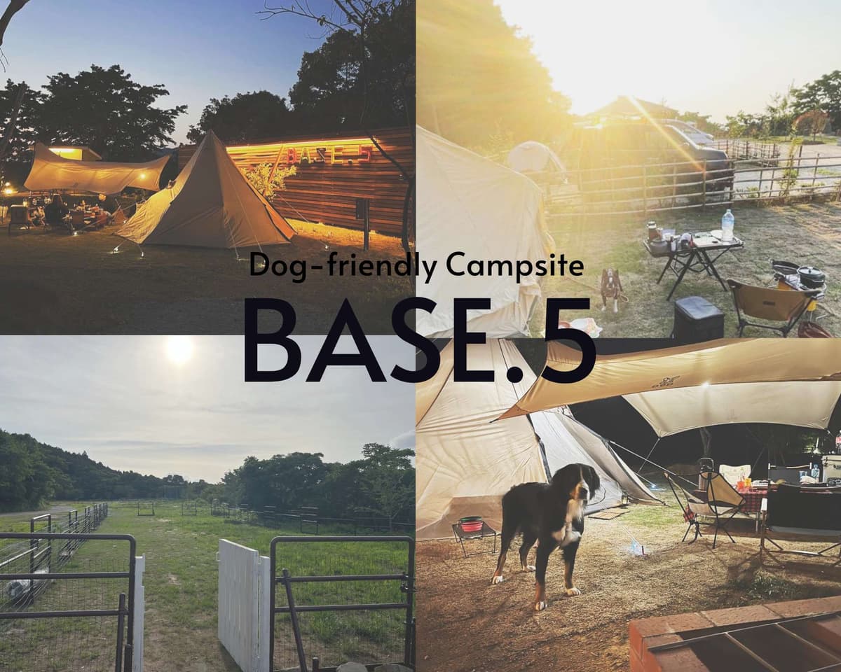 1日5組限定。ワンコも泊まれる、森の中の星空キャンプ場「BASE.5」 】-キャンプ予約は【ExCAMP】